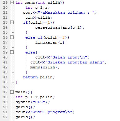 Contoh Program C Menggunakan Fungsi Non Void Fungsi Dengan Mengembalikan Nilai Belajar