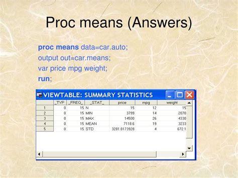 Ppt Sas Statistics Powerpoint Presentation Free Download Id2022989
