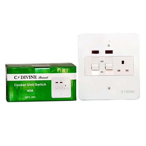 Cooker Unit Switch A NEW ELECTRICAL AND HOME APPLIANCE CDIVINE ANSWER INT L LTD
