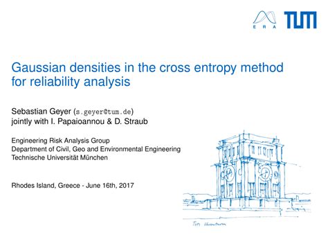 Pdf Gaussian Densities In The Cross Entropy Method For Reliability