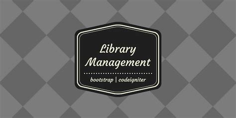 Library Management System Php Scripts Codecanyon