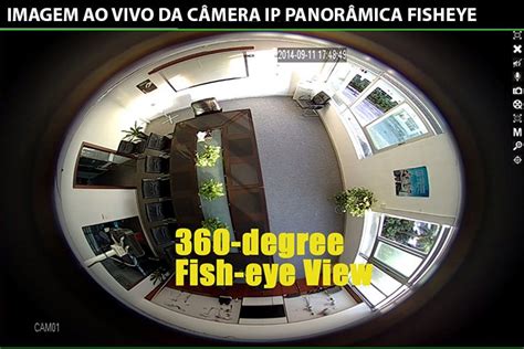 Câmera Ip Panorâmica Fisheye 360º Jtc Segurança Eletrônica