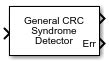 General CRC Syndrome Detector Detect Errors In Received Codeword Frames According To Generator