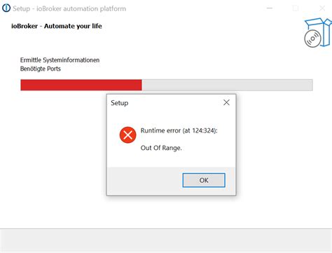 Runtime Error Bei Installation Win10