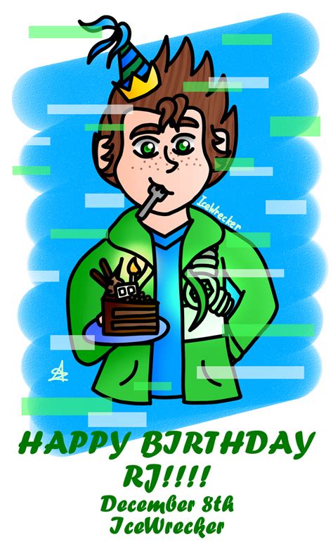 Happy Birthday Rj By Wreckitariel On Deviantart