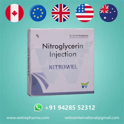 Nitrowel Nitroglycerin Injection At ₹ 25 Piece Nitroglycerin Injection In Surat Id