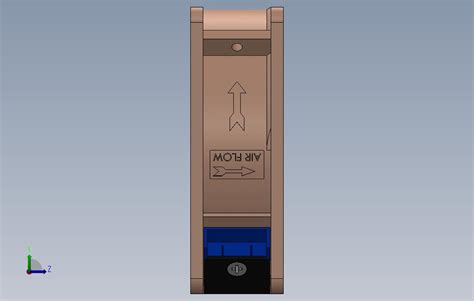 冷却风扇风扇分解8厘米x8厘米x2 6厘米长 SOLIDWORKS 2012 模型图纸免费下载 懒石网