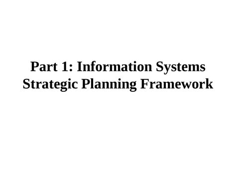 Strategic Information Technology Introduction Exercises Information Technology Docsity