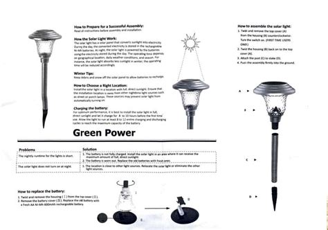 Solar Light Assembly And Installation Instructions How It Works Tips