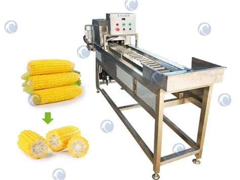 Automatic Sweet Corn Cutter Machine For Processing Fresh Maize