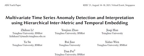 【多元时序异常检测】interfusionmultivariate Time Series Anomaly Detection And