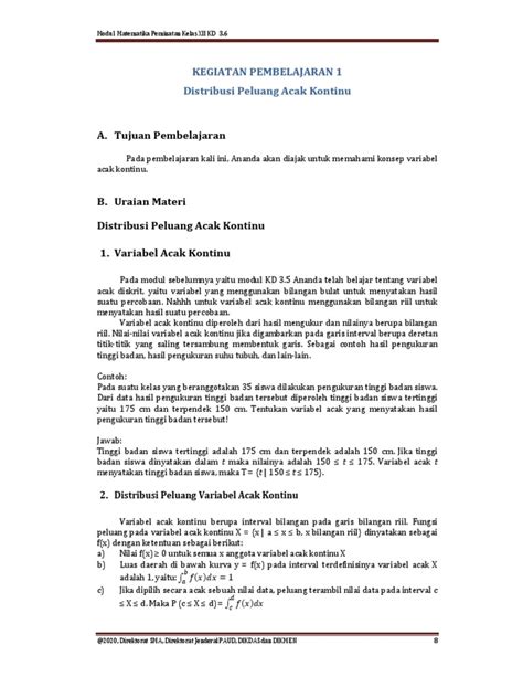 Distribusi Peluang Acak Kontinu Pdf