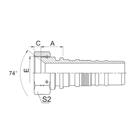 Interlock Hose Fitting 26713 W