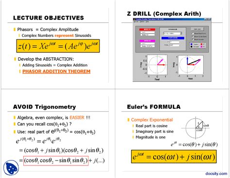 Avoid Trigonometry Signals And Systems Lectue Slides Slides Signals