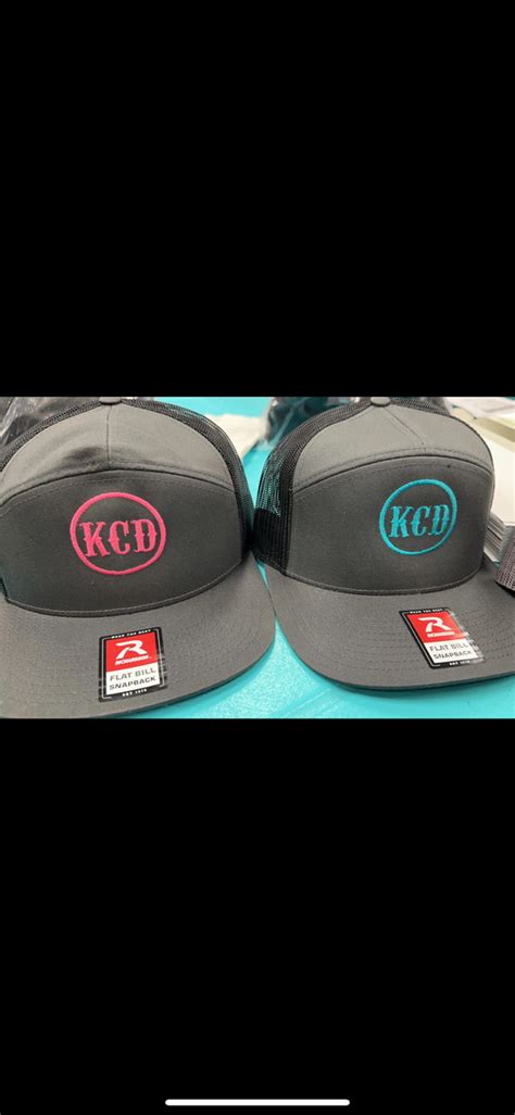 Kcd Logo 7 Panel Hat Kickingcowgirldesigns
