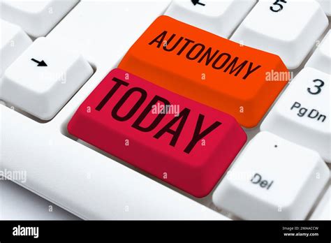 Text Caption Presenting Autonomy Business Concept Vehicle That Can Guide Itself Without Human