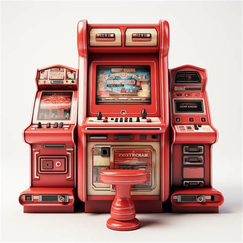 A Classic Arcade Machine Premium Ai Generated Image