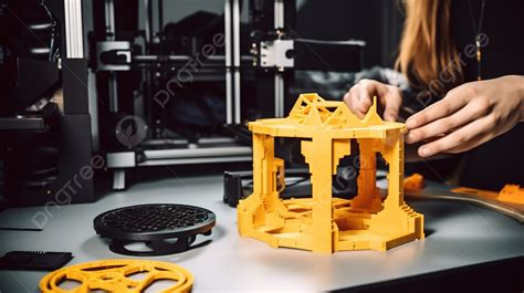 그 위에 3d 프린트된 물체를 만드는 사람 3d 프린팅 진행 중 고화질 사진 사진 배경 일러스트 및 사진 무료 다운로드