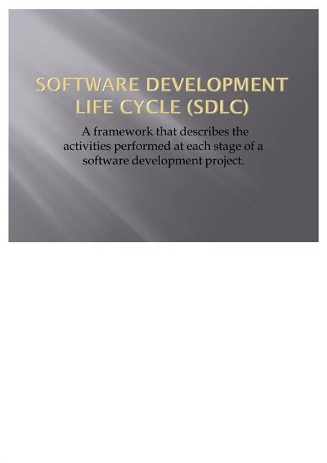 Pdf 5195326 Ppt On Sdlc Models Dokumen Tips