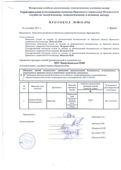 Образец протокола проверки знаний по электробезопасности образец заполнения