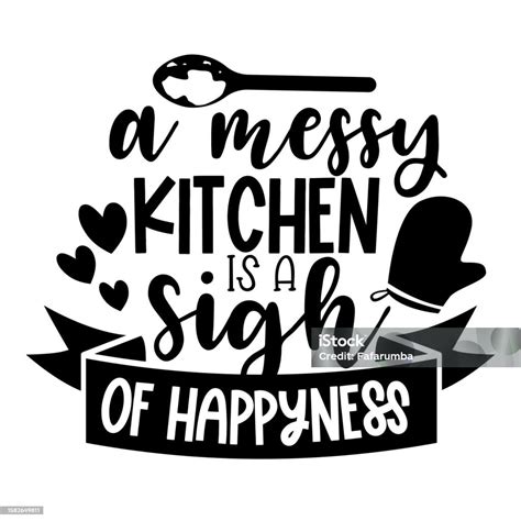 부엌 손으로 그린 타이포그래피 포스터 개념적인 손으로 쓴 문구 주방 티셔츠 손으로 쓴 붓글씨 디자인 영감 개념에 대한 스톡 벡터 아트 및 기타 이미지 Istock