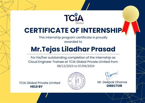 Tejas Prasad On Linkedin Cloudengineering Internship
