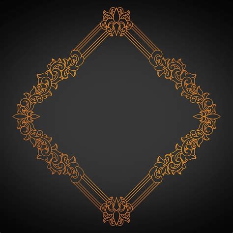 Premium Psd Ornament Simple Background Sketch