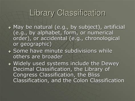 PPT ORGANIZING OF LIBRARY MATERIALS PowerPoint Presentation Free Download ID