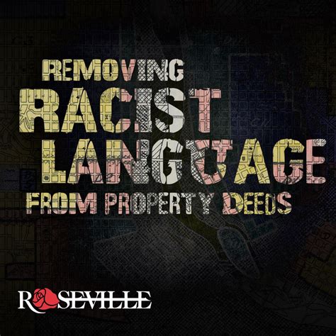 News Flash • Removing Racist Language From Property Deeds