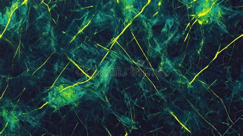 Microscopic View Of Neural Networks Showing Intricate Structures In Vibrant Colors Stock