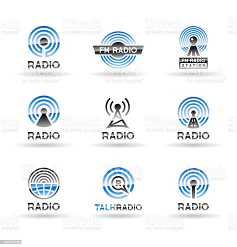 Radio Station Design Stock Illustration Download Image Now Antenna