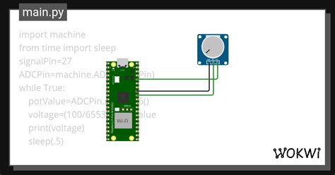 Potentiometer Interfacing With Pico W Wokwi Esp32 Stm32 Arduino