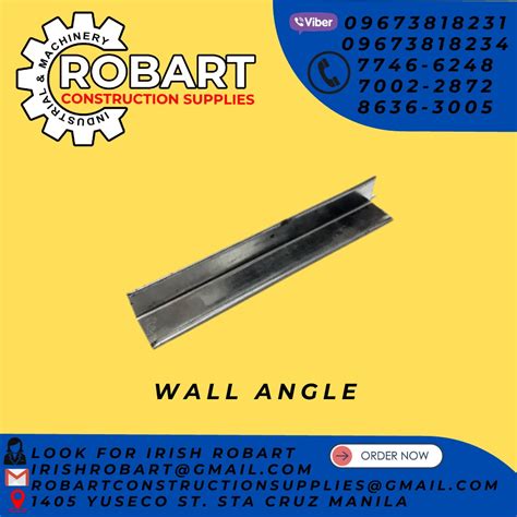 Wall Angle Commercial And Industrial Construction Tools And Equipment On
