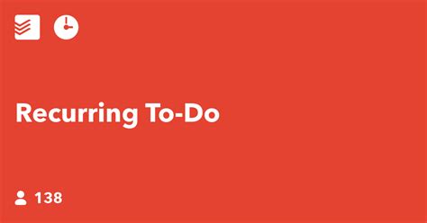 Recurring To Do Ifttt