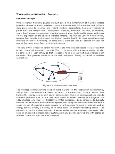 Wsn Concepts And Topologies Explained Pdf Wireless Sensor Network Network Topology