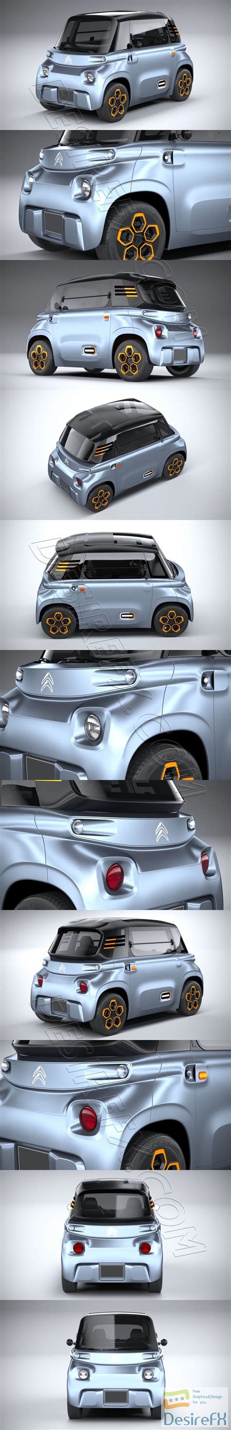 Download Citroen Ami 2021 3d Model Desirefxcom