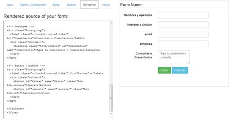 Infotutoriales Constructor De Formularios Para Bootstrap