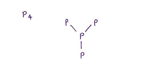 Solved Elemental Phosphorus Has The Formula P4 Propose A Lewis Structure For This Molecule