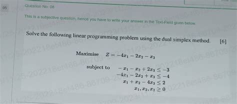 Solved This Is A Subjective Question Hence You Have To