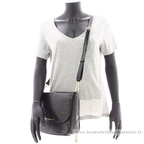 Sac besace Mac Douglas Lucilla Bryan façon python verni