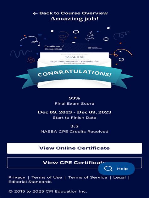 Certification Cfi Pdf