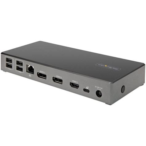 Startech Triple USB C Dock With W Power Delivery Ebuyer Com