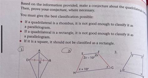 based on the information provided make a conjecture