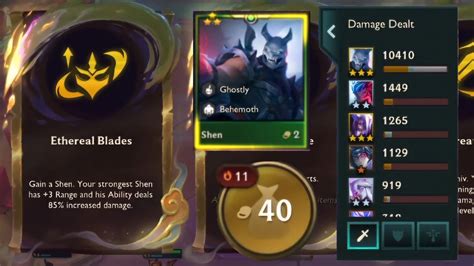 Shen 3 Star⭐️⭐️⭐️ Ethereal Blades Tft11 Tft Leagueoflegends Youtube