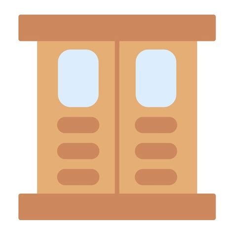 Premium Vector Exit Door Vector Illustration Style