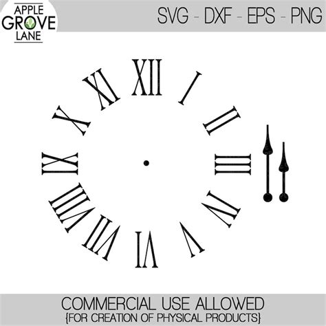Clock Face Svg Clock Svg Clock Hands Svg Clock Templat Inspire Uplift
