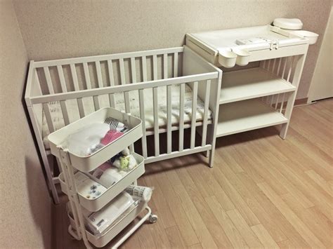 이케아 아기침대 기저귀 교환대로 아기방 꾸미기 네이버 블로그