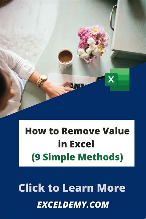 How To Remove Value In Excel 9 Methods Excel For Beginners Excel Tutorials Excel