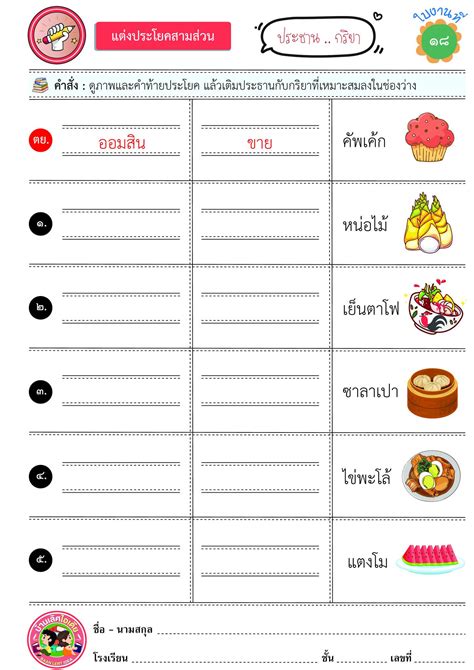 บ้านเลิศไอเดีย ประธาน กริยา กรรม Facebook