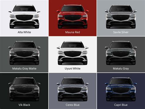 2026 Genesis Gv70 Overview Spec Trims Colors